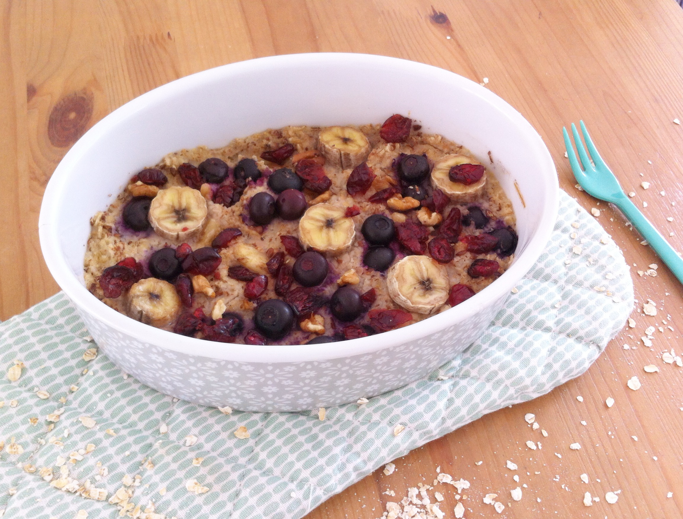 Havermout & fruit uit de oven - Feelgoodbyfood