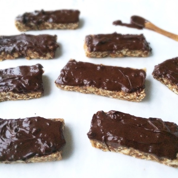 Granola repen met pure chocolade - Feelgoodbyfood